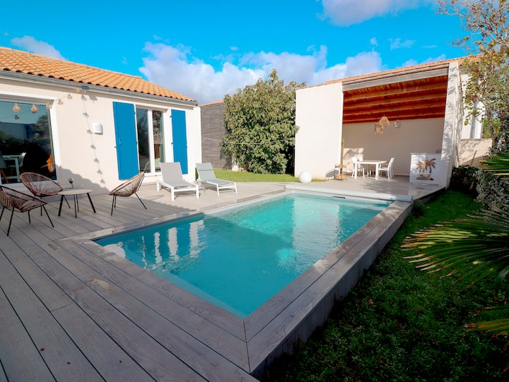Maison Familiale 6 Personnes - Piscine Chauffée - Saint-Palais-sur-Mer