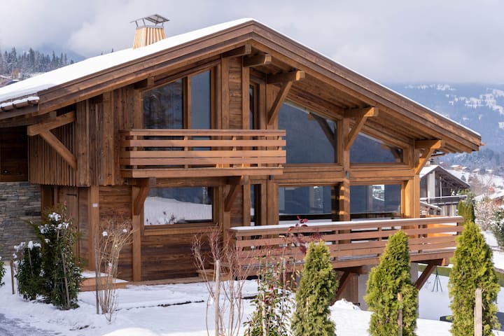 Chalet Combloux, Megève, Vue Mont-blanc - Sallanches