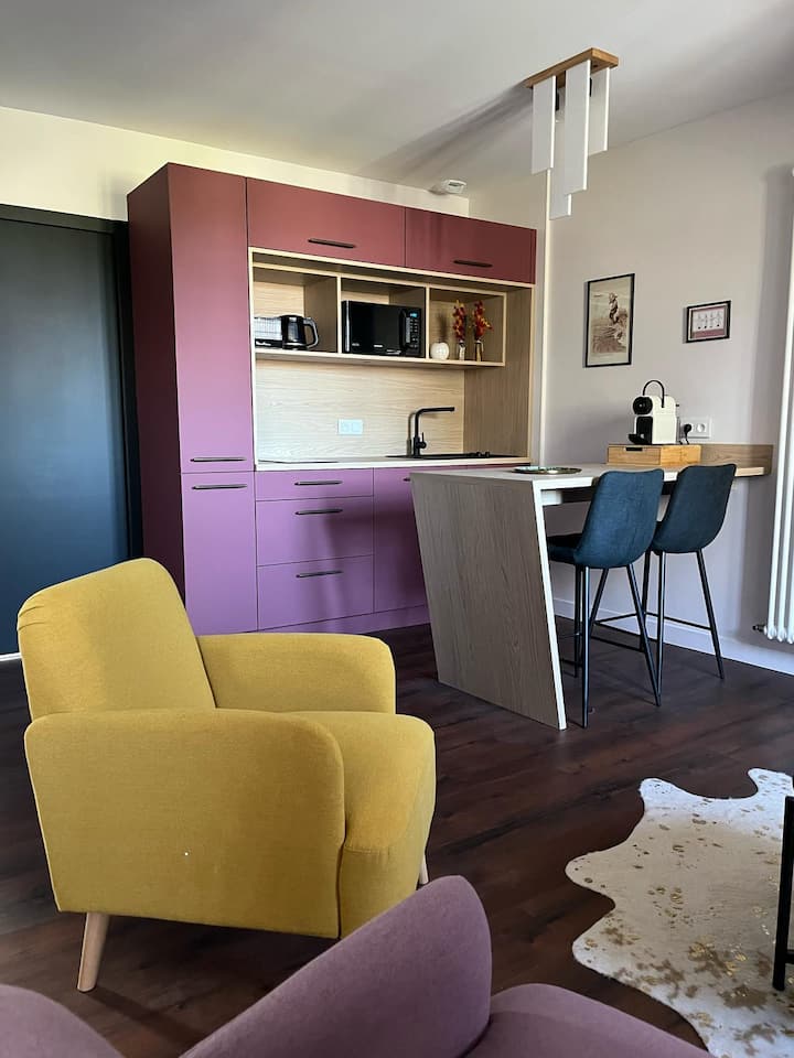 Appartement La Promenade Chambre Rose - Beaupréau