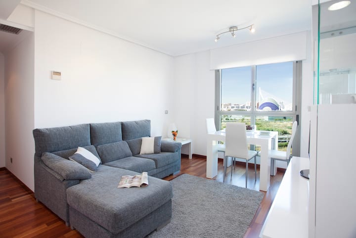 Oceanic - Vistas Al Hemisfèric, Piscina Y Gym - Valencia