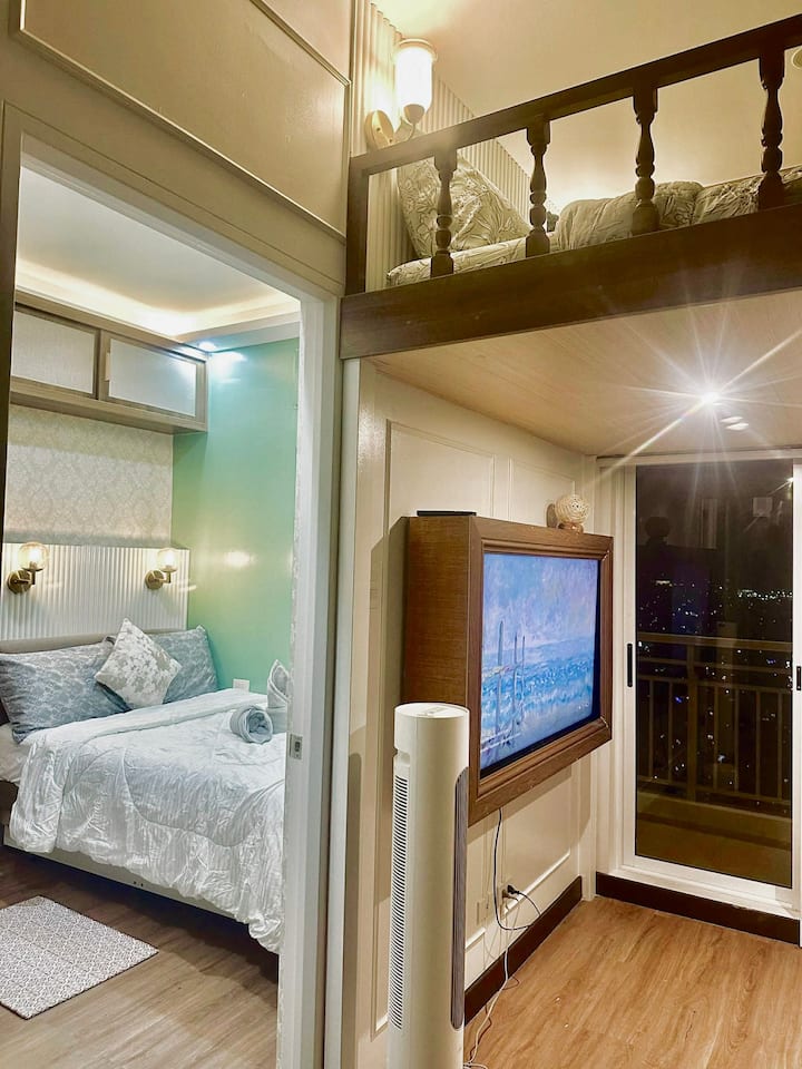 1br Penthouseloft•wi-fi, Parking•near Moa, Airport - Manila