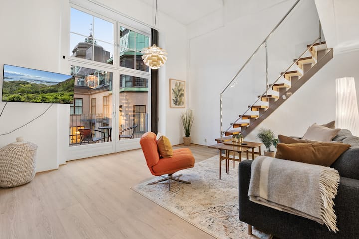 Central Loft • Washer/dryer • Private Balcony - Oslo