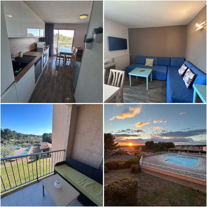 L Azur T2 Piscine Parking - Balaruc-le-Vieux