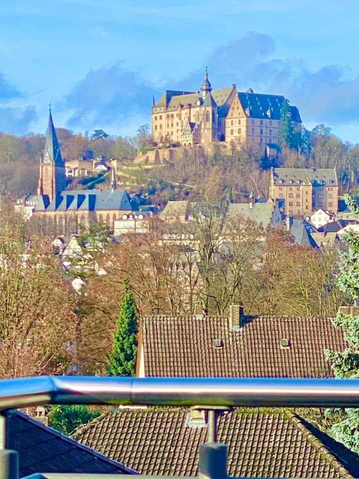 Große Panorama Suite Mit Schlossblick-terrasse - Marburg