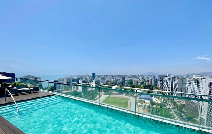 New! Skyview Ocean View In Barranco | Top Location - Pérou