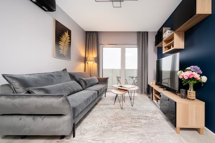 Manufaktura Apt - 9th Floor, Parking, A/c - Łódź