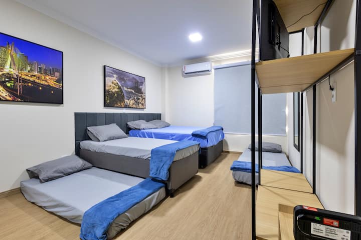 Apês Grupos Até 10 Pessoas(2 Lofts Separados) Arc. - Campinas