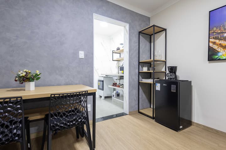 Apê Novíssimo 98 C/ Ac.(quente/frio) Fácil Acesso - Campinas