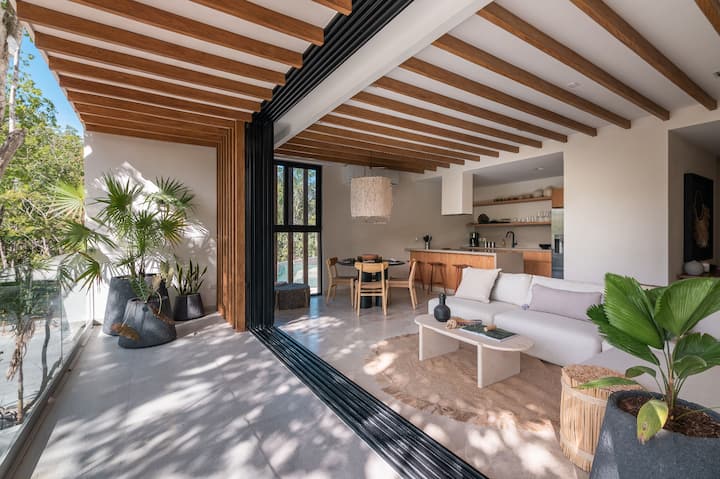 Cozy 2 Br Apt / Heart Of Aldea Zama / 6 Ppl - Tulum