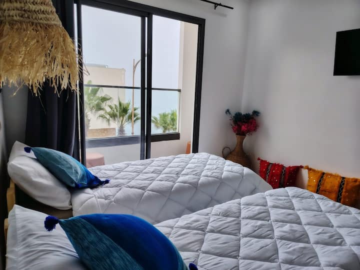 Chambre De 3 Lits Vue Sur Mer - Imsouane