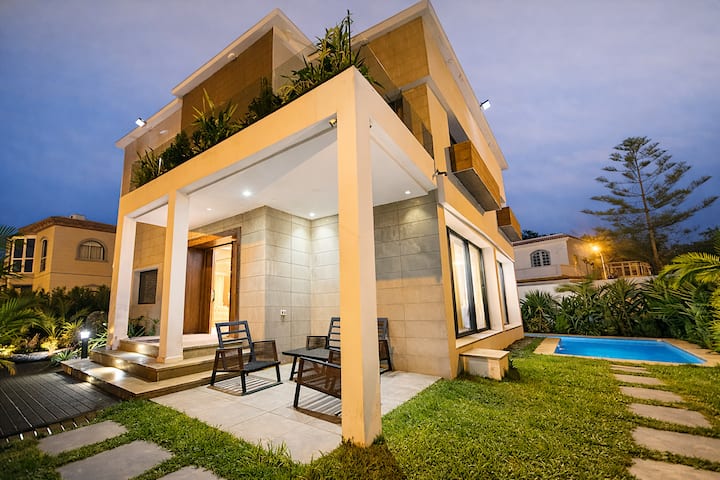 Oceanfront Villa With Private Spa - Mohammedia