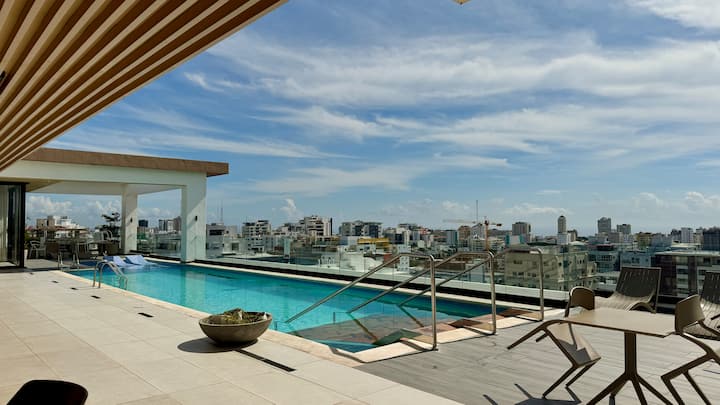 Luxe 1br Oasis + Pool Access In The Heart Of Dr - Santo Domingo