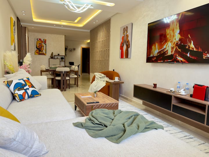 Appart Luxe Près Du Cfc / Netflix - Wifi - Casablanca