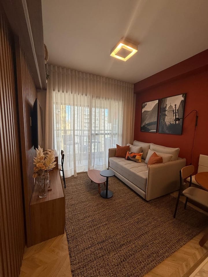 Apto Studio 33m2, Decoração Moderna E Exuberante. - São José dos Campos