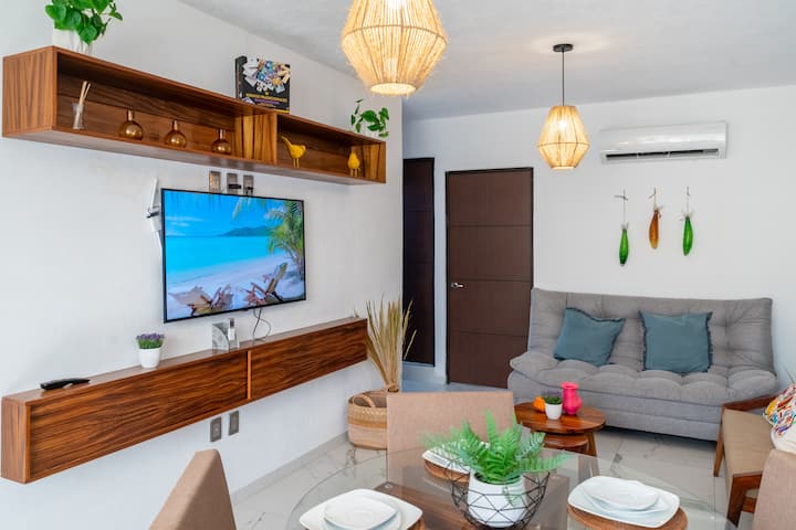 Depa Familiar, Vista A La Alberca - Manzanillo, Colima, Mexico