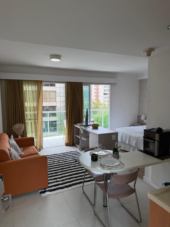 Apart 1 Suíte Completa Praia Do Canto 3 Min Praia. - Vitoria