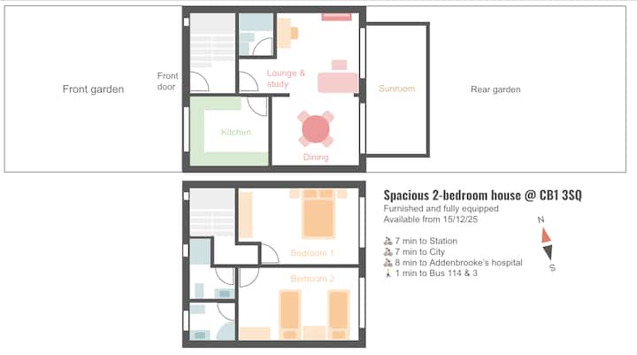 Spacious And Cosy Family House In Cambridge - Cambridge