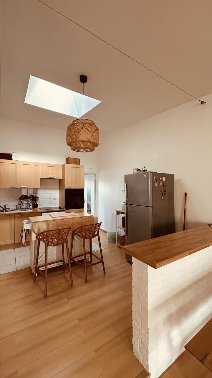 Grand T2 Lumineux. Centre Ville • Gare à 5 Min - Tours