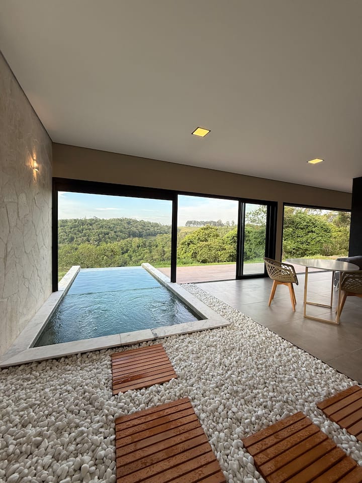 Casa Spa Piscina Aquecida - Bela Vista Home - Atibaia