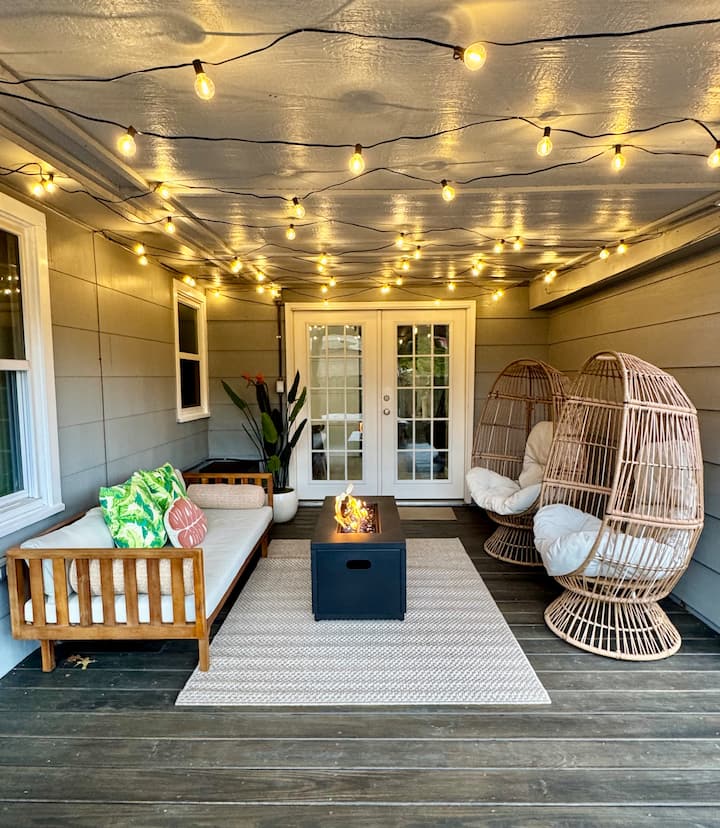 Hot Tub, Firepit | 4 Br, 5 Bd, 2 Ba | Gathering Pl - Tulsa, OK