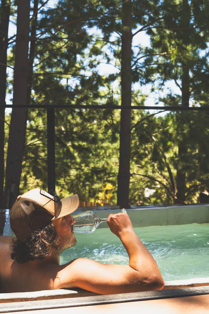 Preciosa Cabaña Con Hot Tub Privado Y Wifi - O'Higgins