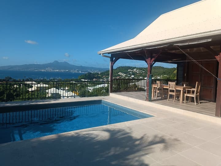 Villa Avec Piscine Et Magnifique Vue Mer - Les Anses-d'Arlet