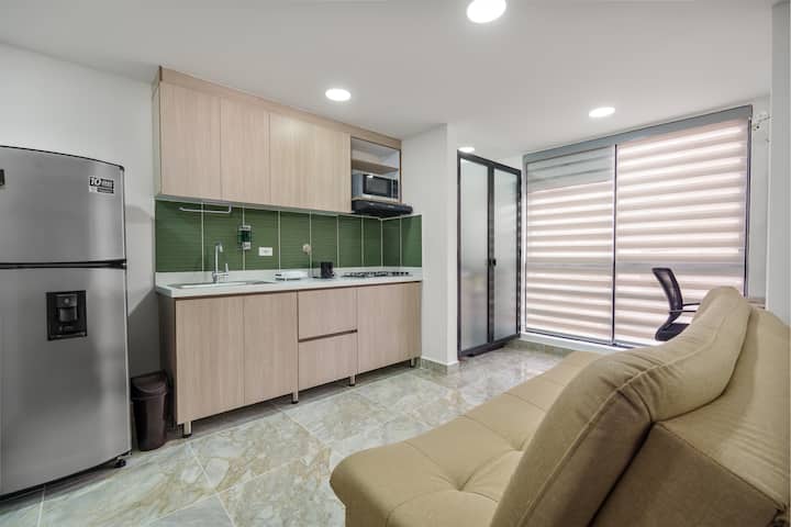 Apto Nuevo • 2 Hab + Sofácama • Check-in 24h 501 - Itagüí