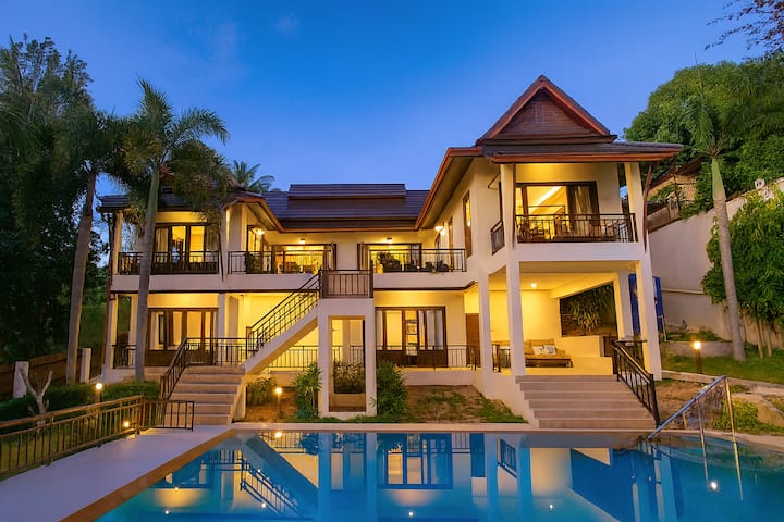 Choco Villa - 5br Luxury Sea Front Pool Villa - Ko Pha Ngan