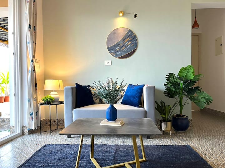 Casaoceana: Charming 1bhk W. Large Rooftop & Pool - Goa