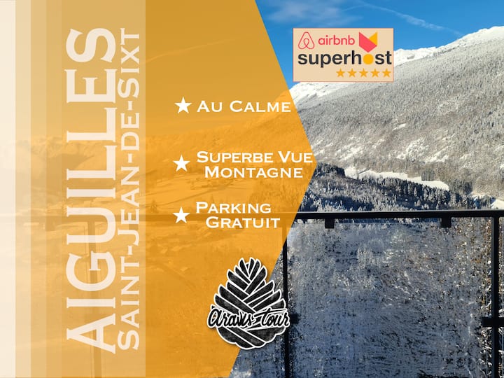 Appartement Le Balcon Des Aiguilles - Vue Montagne - Saint-Jean-de-Sixt