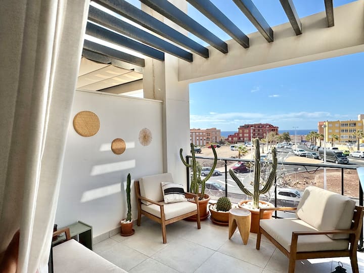 Bright 2 Beds/2 Bath With Breathtaking Views/pool - El Médano