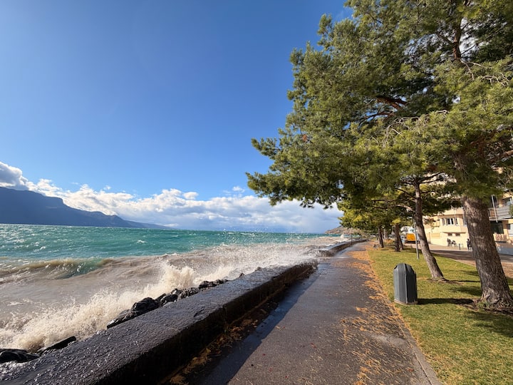 Appartement Avec Vue Sur Lac, Central Et Calme - Le Bouveret