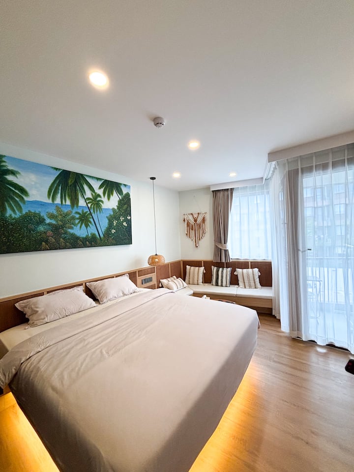 Brand-new Studio| Fast Wifi | 7 Min To Beach! - Thailand