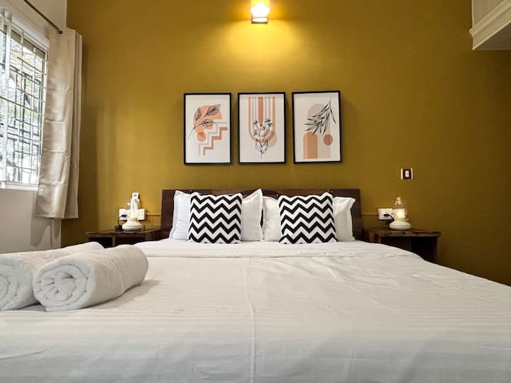 Stylish Boho 3 Bhk Retreat Near Palace Grounds - Karnataka