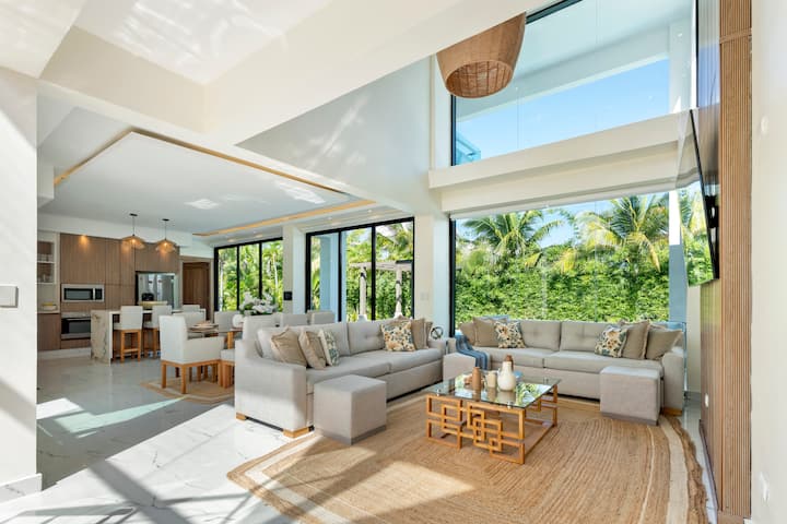 5br Villa W/ Ocean View And Pickleball In Sov - Cabarete