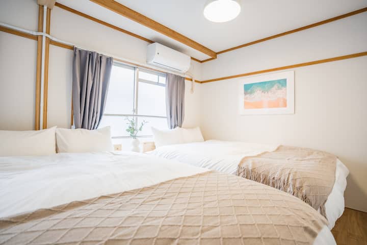 【New Open】リトリートタワー博多301｜広さ35㎡｜100インチプロジェクター｜北欧スタイル - Fukuoka