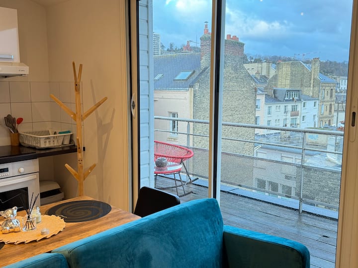 Appartement Central Avec Terrasse - ル・アーブル