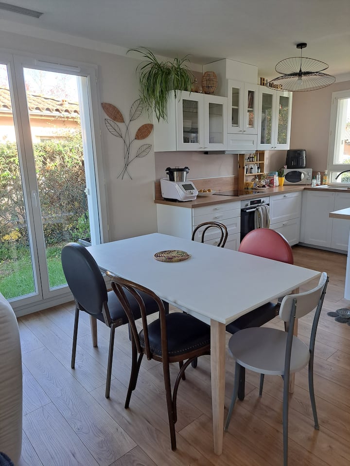 Maison Cosy 3 Chambres Tt éQuipée 15 Min Toulouse - Portet-sur-Garonne
