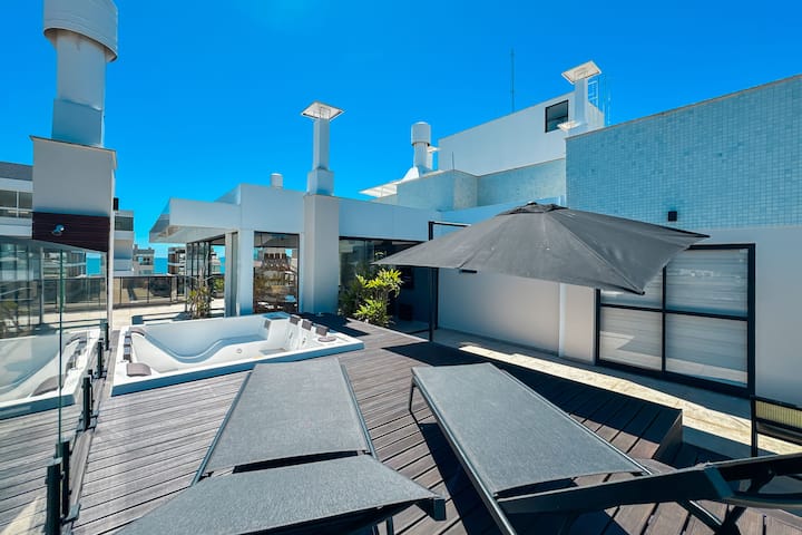 Praia De Palmas - Cobertura C Jacuzzi 300m²! 0495 - Governador Celso Ramos