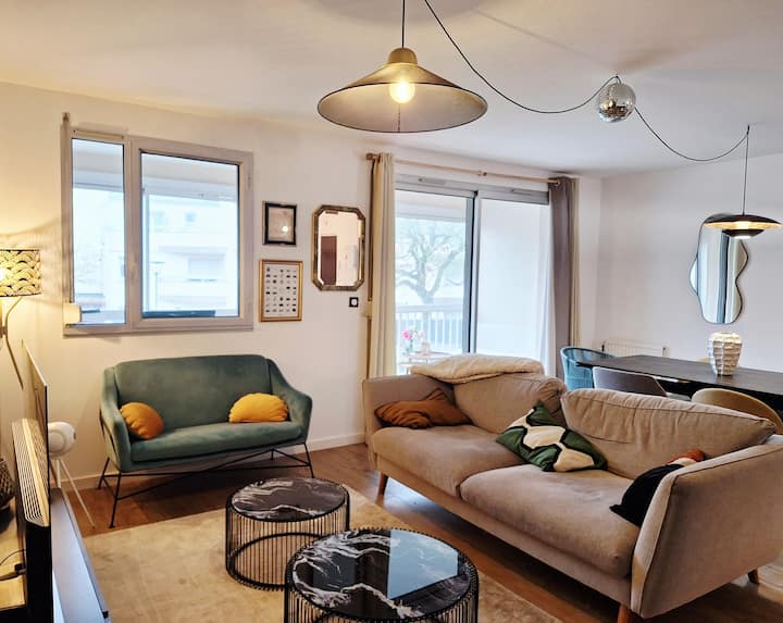 La Douce Escale - 2 Chambres - Parking - Rennes