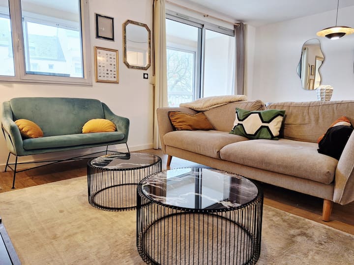 La Douce Escale - 2 Chambres - Parking - Rennes