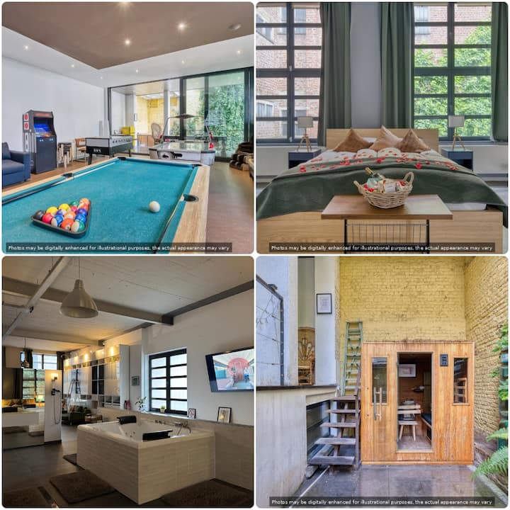 B1)romantic Duplex Loft Ideal For Couples&groups - Brussels