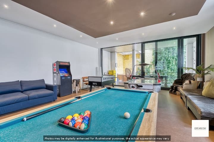 Bh*)330m2 Villa For Big Groups Game Room+jacuzzi - Regione Bruxelles, Belgio