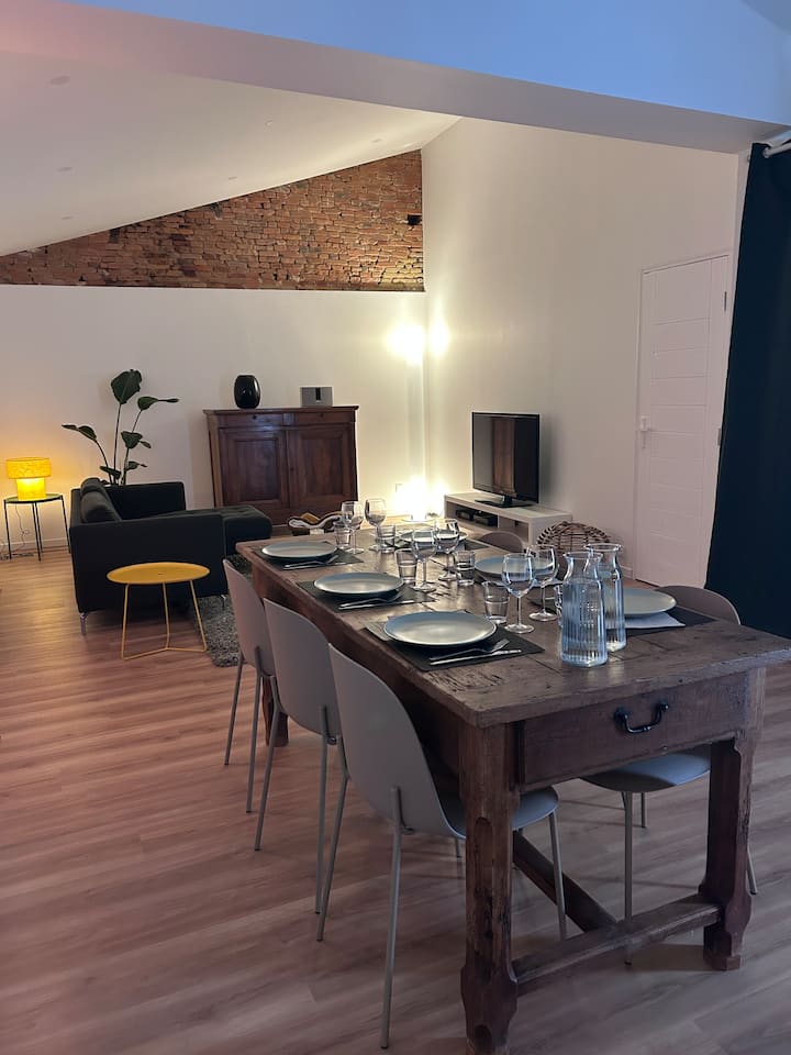 Maison De Village, Lauragais, Cour, Au Calme - Nailloux