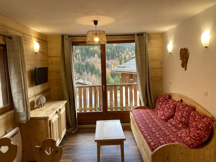 Valfrejus 2p4 Ski Aux Pieds 32m² Wifi - Modane