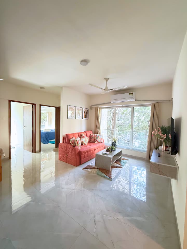 Earthen Escape 2bhk Near Bkc | Jio | Gym Access - Mumbai