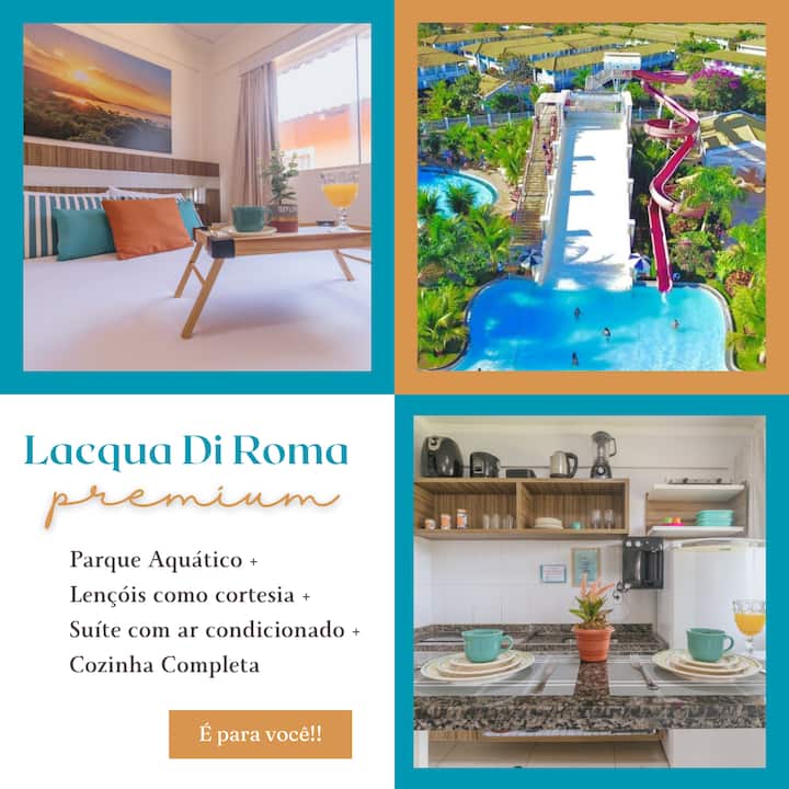 Lacqua Di Roma 4 Premium Completíssimo - Ap 346 - Caldas Novas