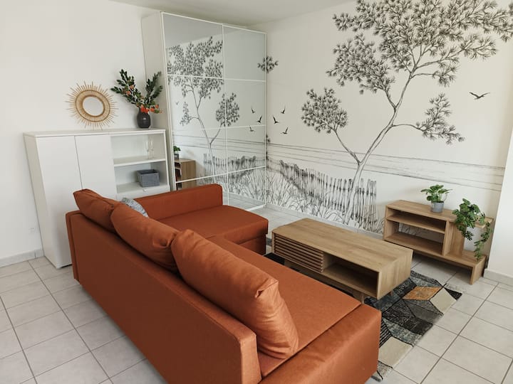 Centrale +Gare 4 Min +Tram+ Garages +Balcon +Calme - Annemasse