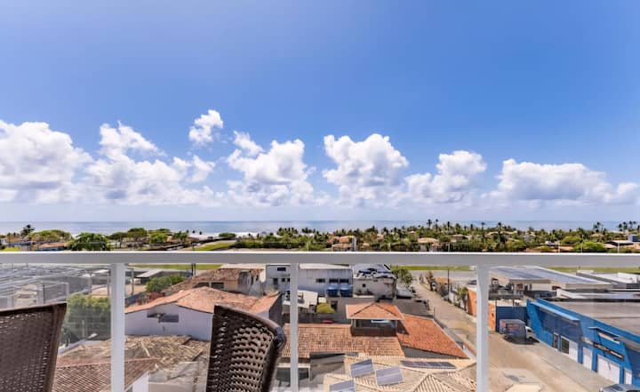 Apt 2 Quartos Vista Mar Piscina A Passos Da Praia - Brazil