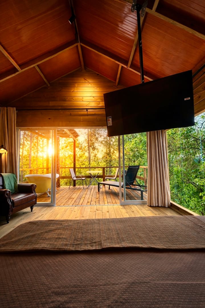 Cabana Encantada Entre Pinheiros Lareira&banheira! - Brasil